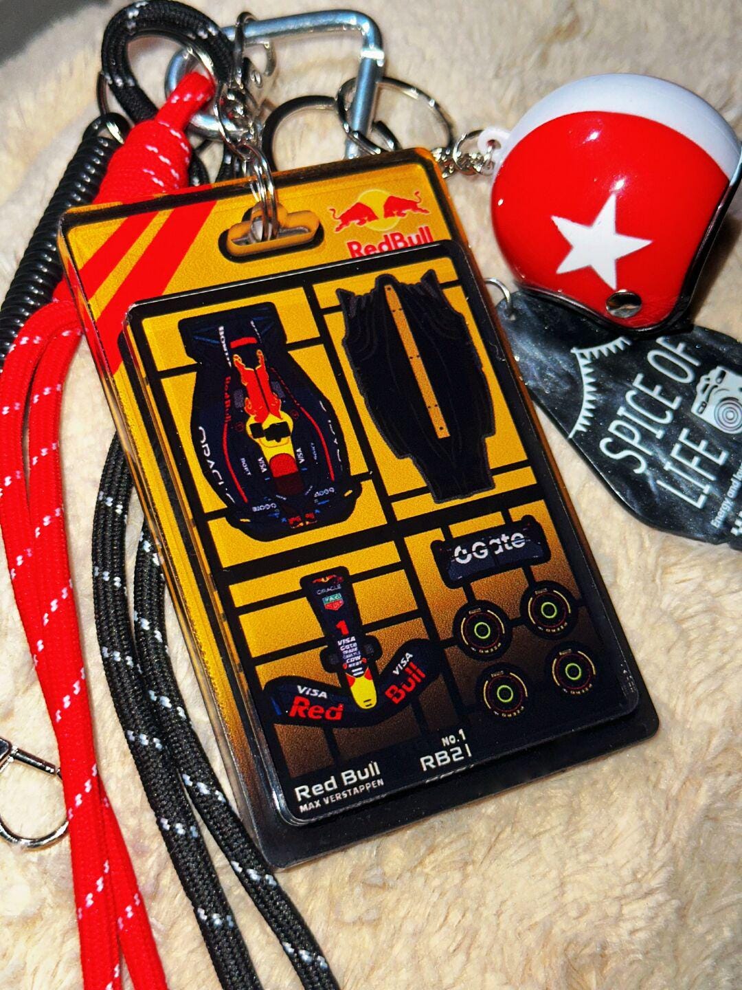 Max Verstappen Red Bull Racing Keychain & Magnet Set - F1 World ...