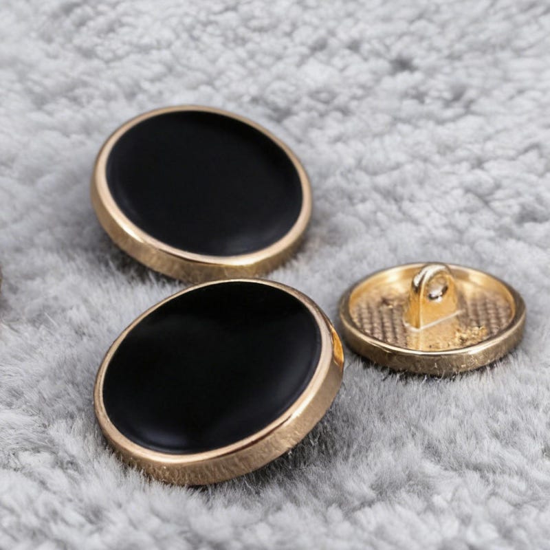 Metal Shank Button - Etsy