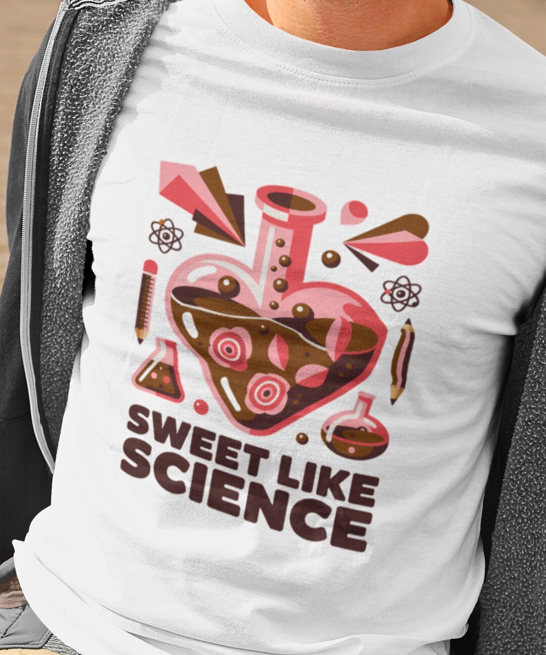 Sweet Like Science PNG | Cute STEM Valentine Clipart for Teachers ...