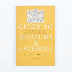 Guide to London Museums and Galleries, 1951 - Etsy