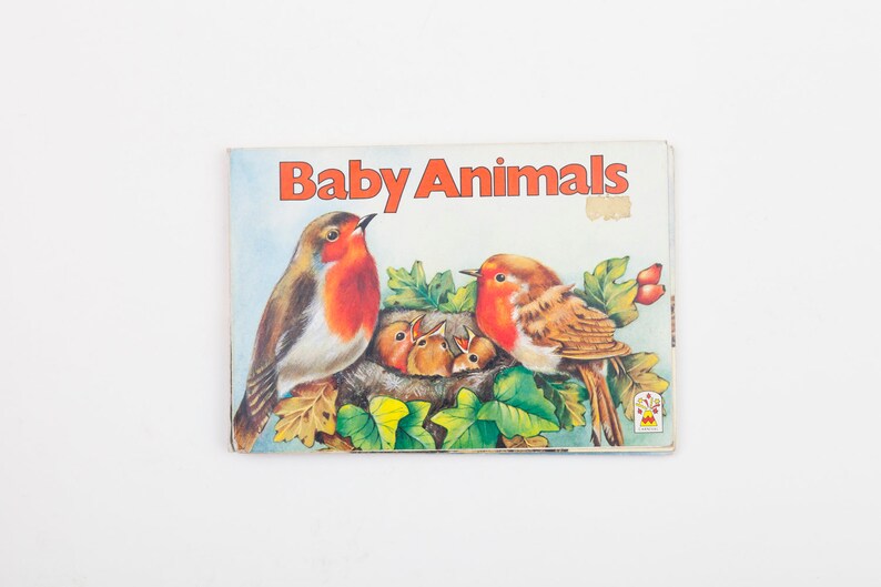 Baby Animals Pop-up Book Vintage Children's Pop-up Book - Etsy