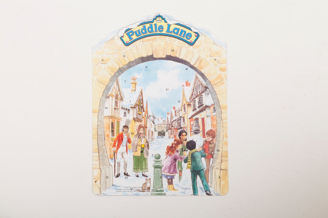 Ladybird Puddle Lane Advent Calendar, 1987 - Etsy