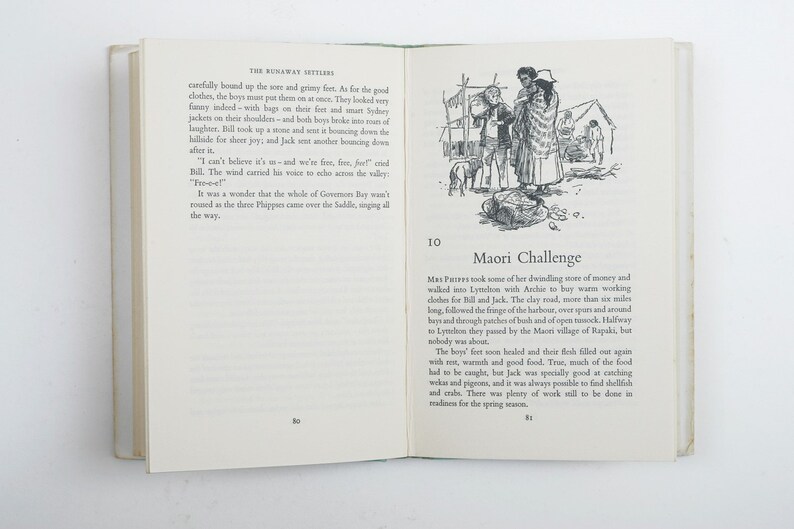 The Runaway Settlers by Elsie Locke Vintage Children's - Etsy