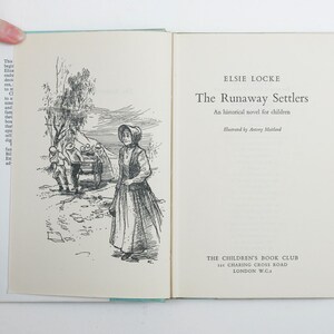 The Runaway Settlers by Elsie Locke Vintage Children's - Etsy