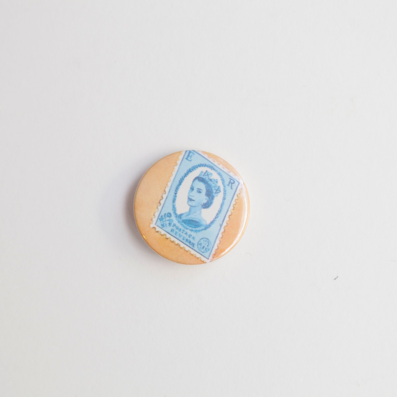 Postage Stamp A Badge / Pinback Button Made From a Vintage - Etsy