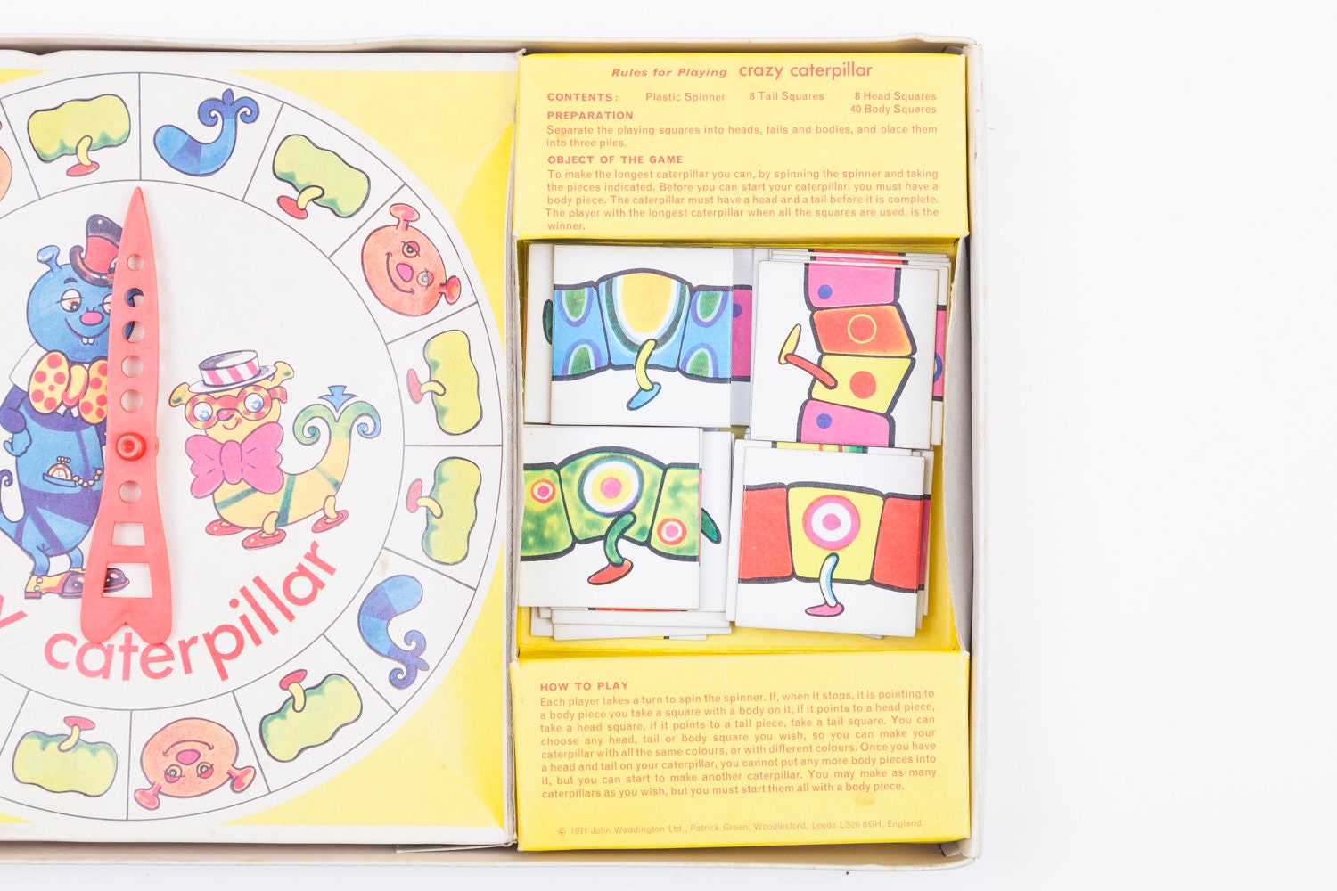 Crazy Caterpillar Game Waddingtons 1970s - Etsy