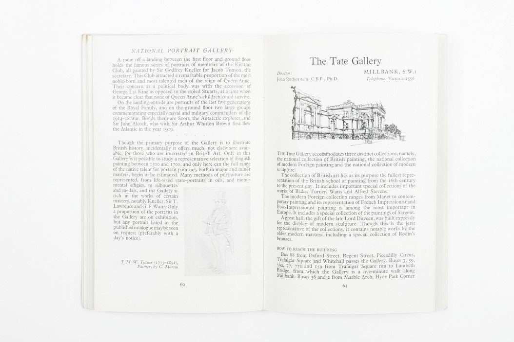 Guide to London Museums and Galleries, 1951 - Etsy