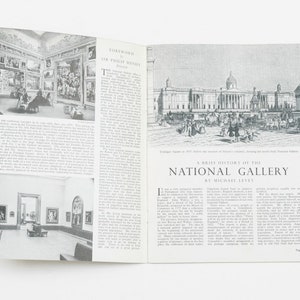 A Brief History of the National Gallery, Booklet 1960s - Etsy