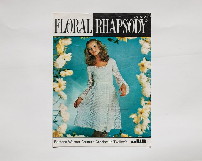Barbara Warner Dress Crochet Pattern, 1970s - Etsy UK
