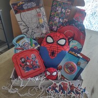 Spider-man Favor Boxes: Personalized Birthday Party Treat Boxes (set of ...