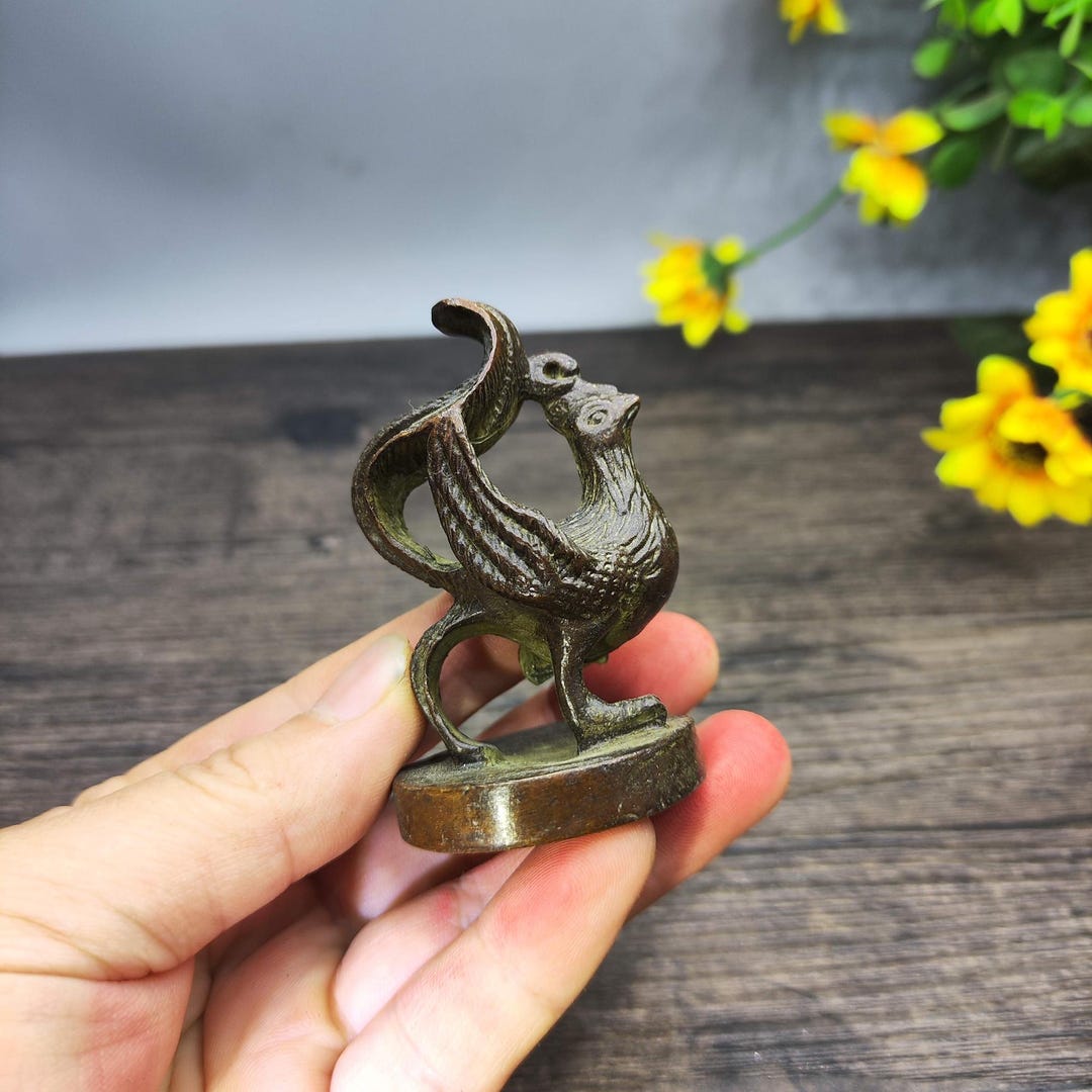 Bronze Phoenix Seal--feng Shui Statue - Etsy