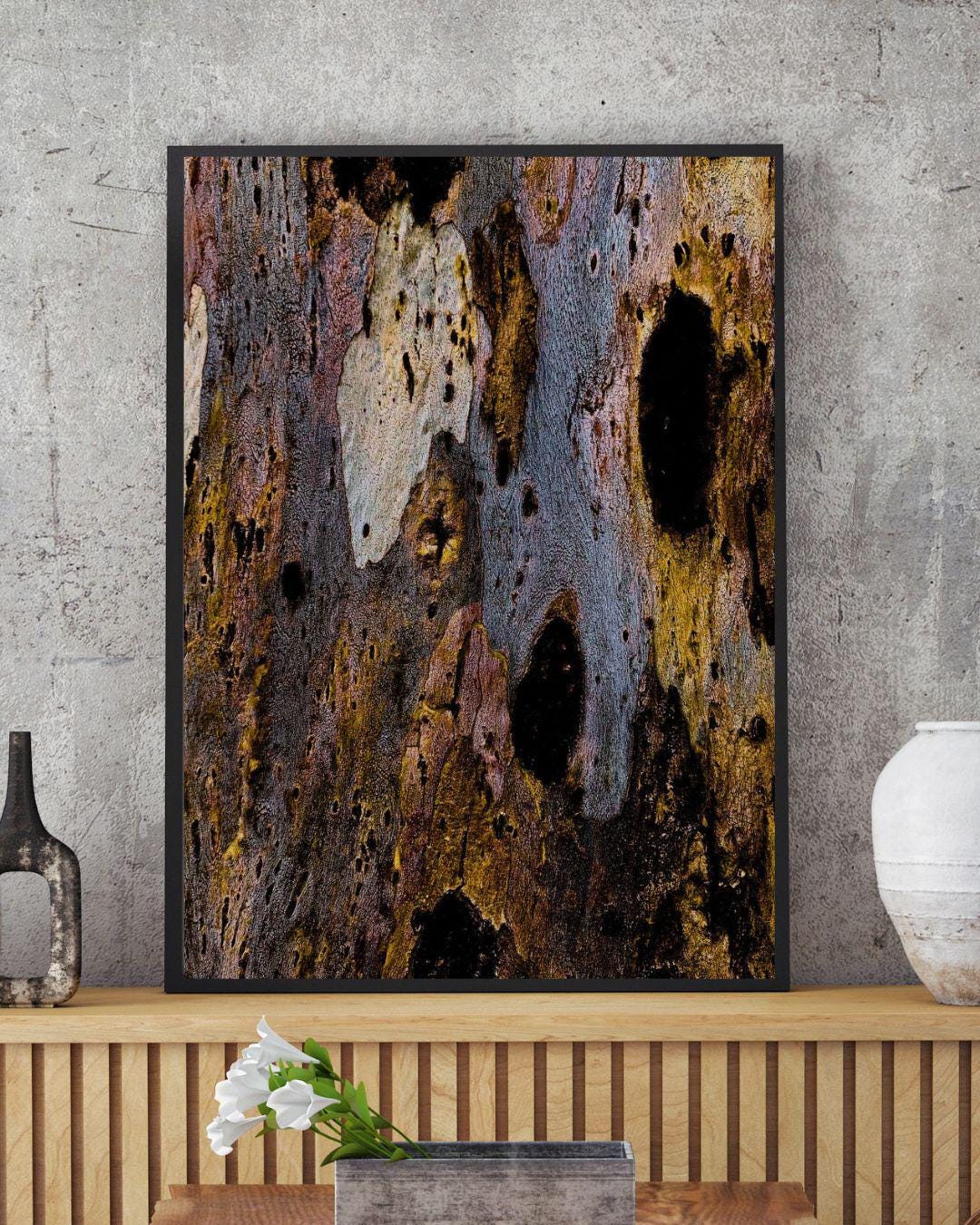 Abstract Tree Bark Wall Art Minimalist Nature Forest Photography ...