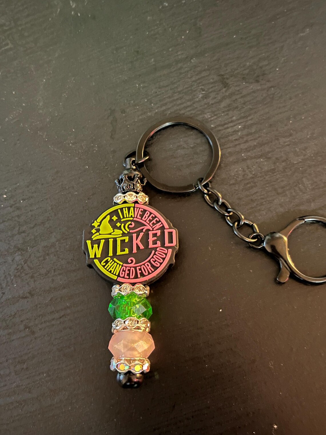 Wicked Inspired Beaded Keychains - Etsy