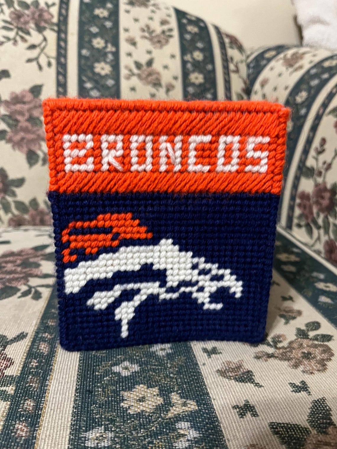 Denver Broncos Tissue Box Cover - Etsy