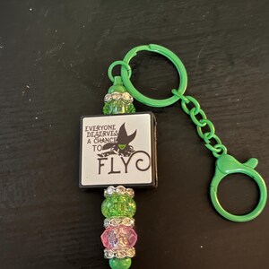 Wicked Inspired Beaded Keychains - Etsy