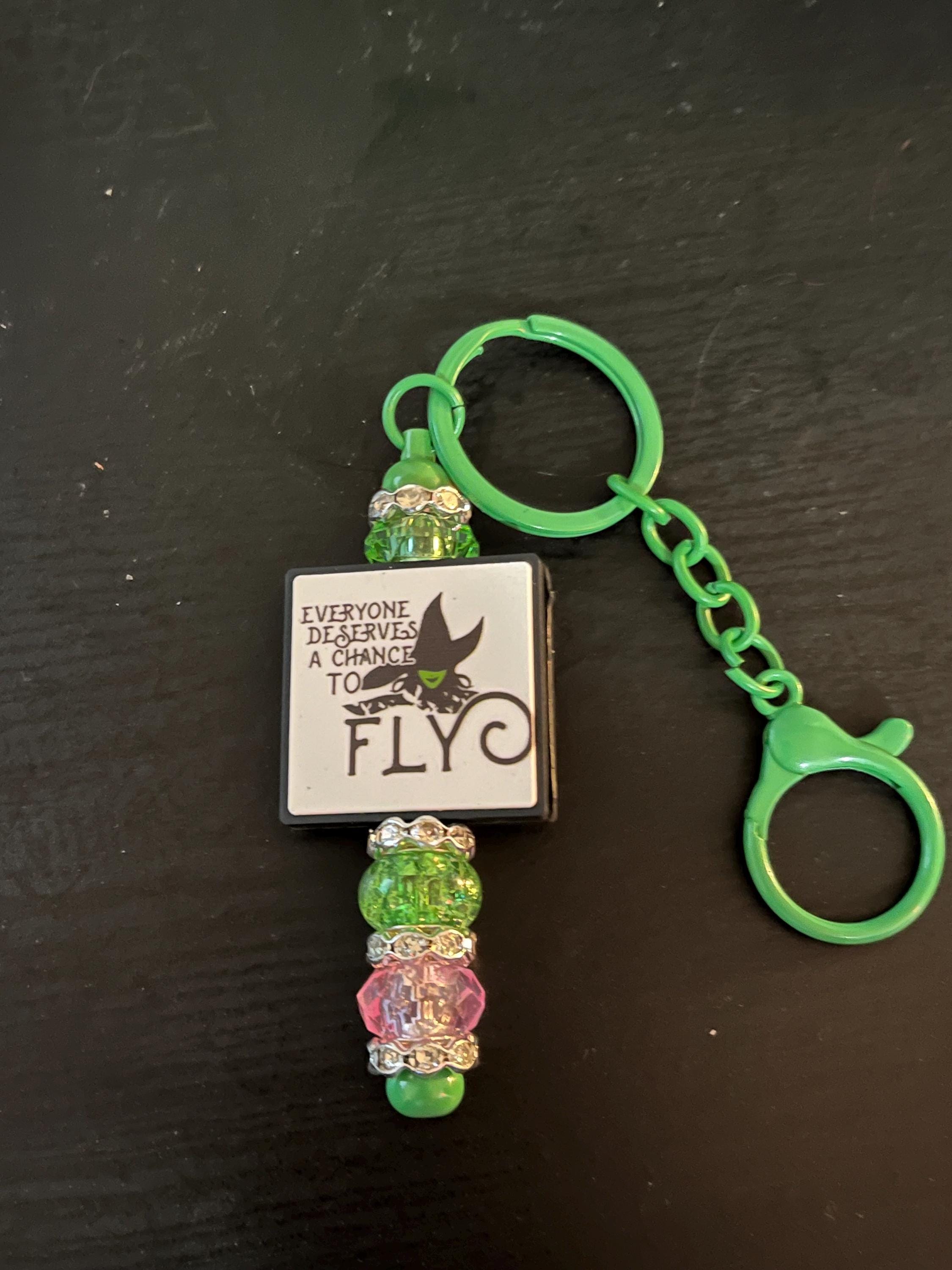 Wicked Inspired Beaded Keychains - Etsy