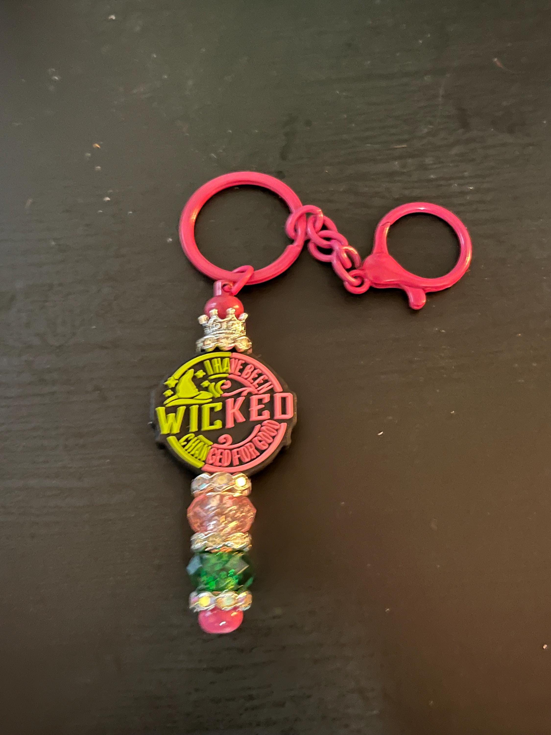 Wicked Inspired Beaded Keychains - Etsy