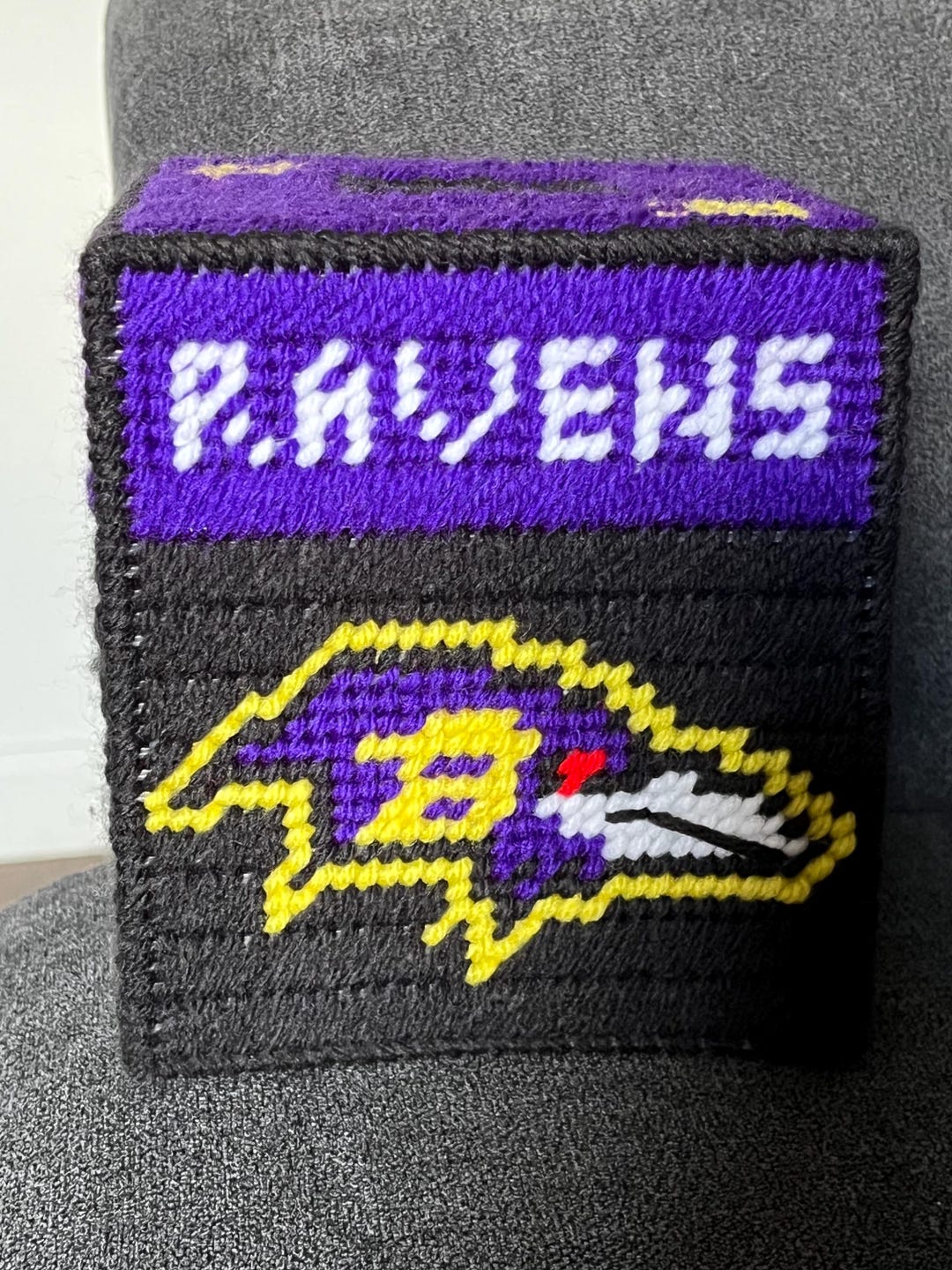 Baltimore Ravens Tissue Box Cover - Etsy