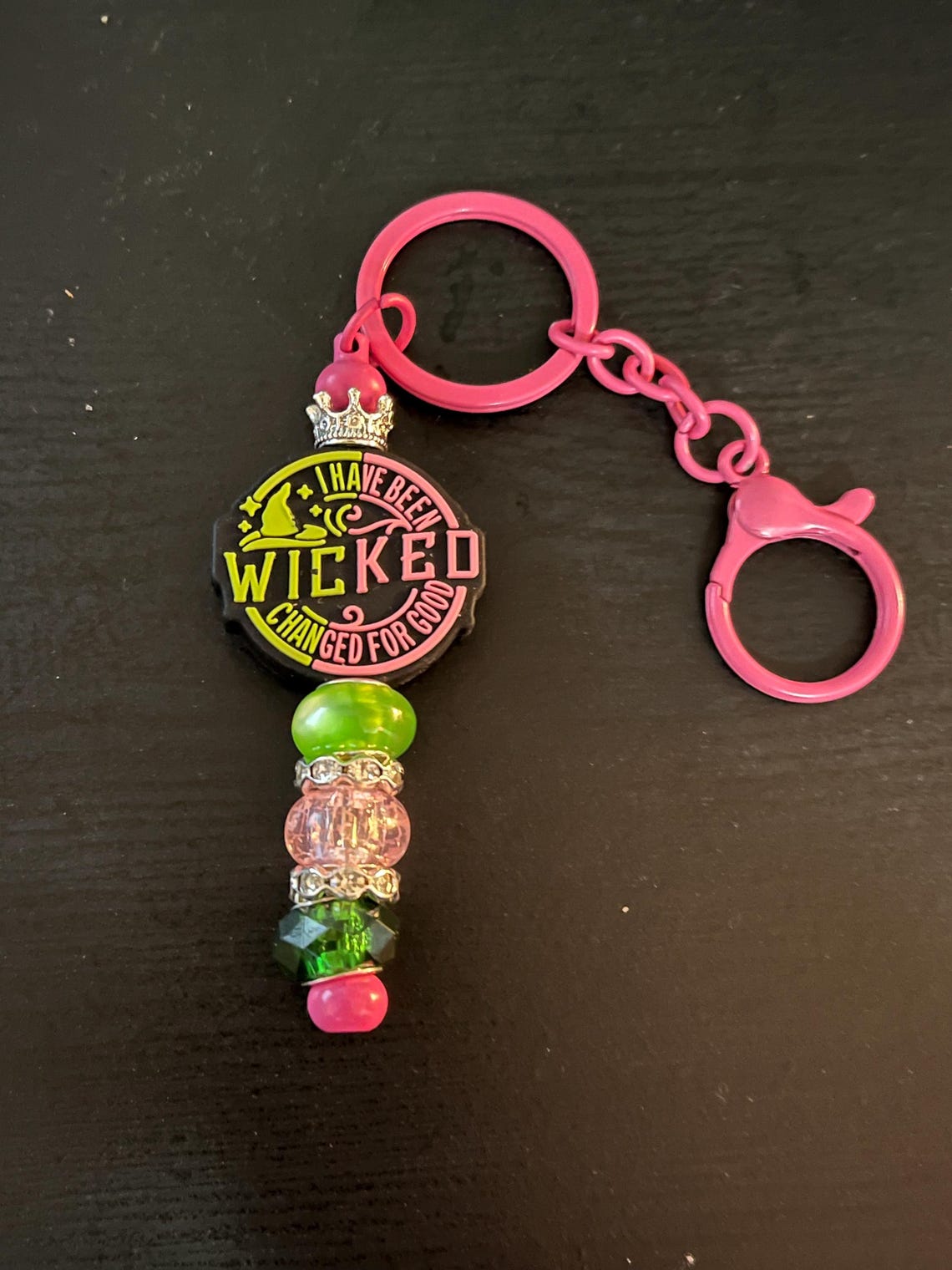 Wicked Inspired Beaded Keychains - Etsy