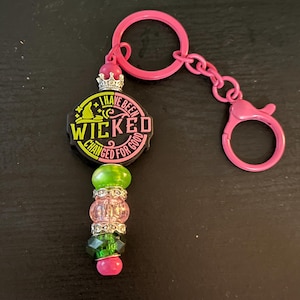 Wicked Inspired Beaded Keychains - Etsy
