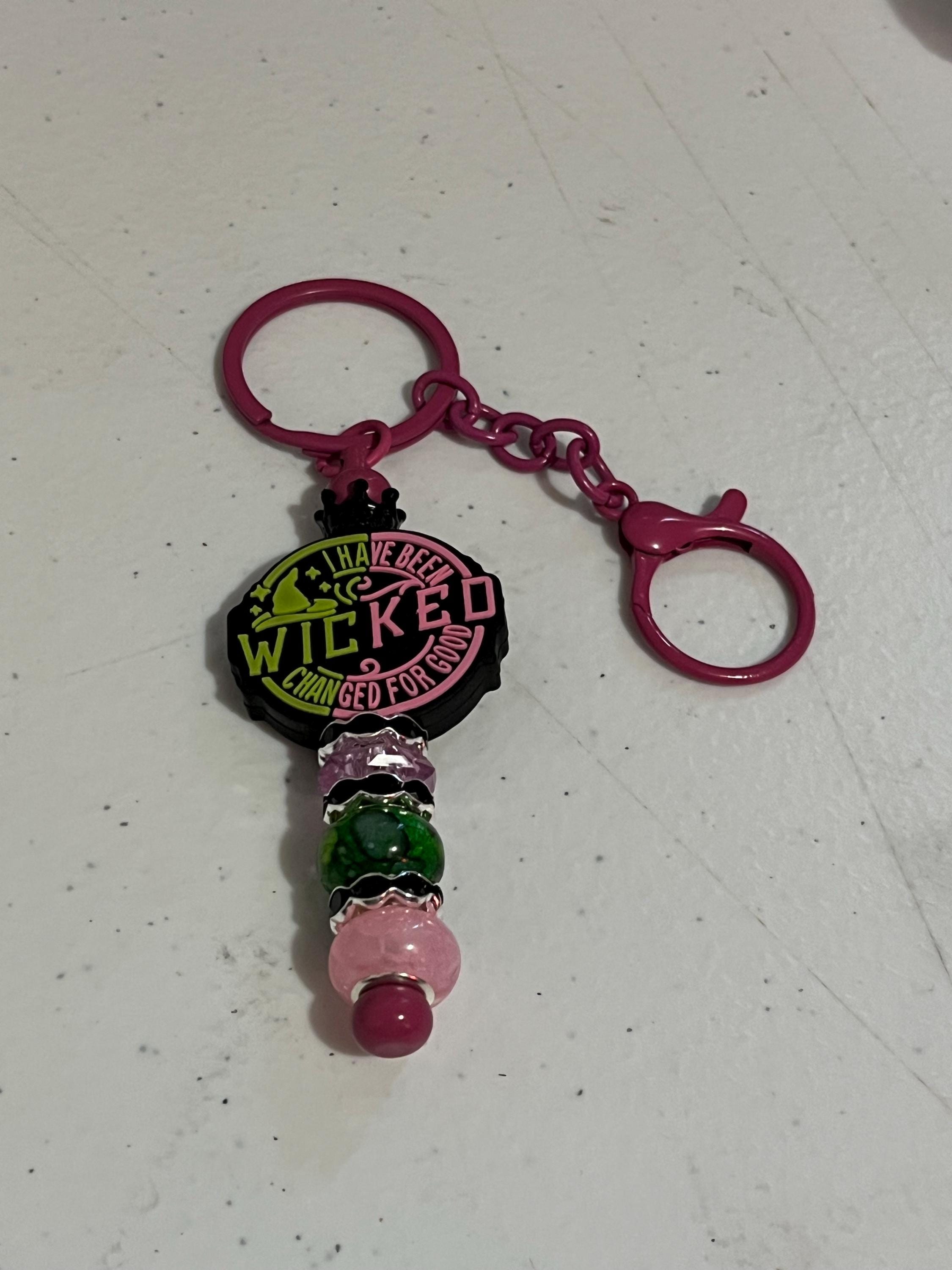 Wicked Inspired Beaded Keychains - Etsy