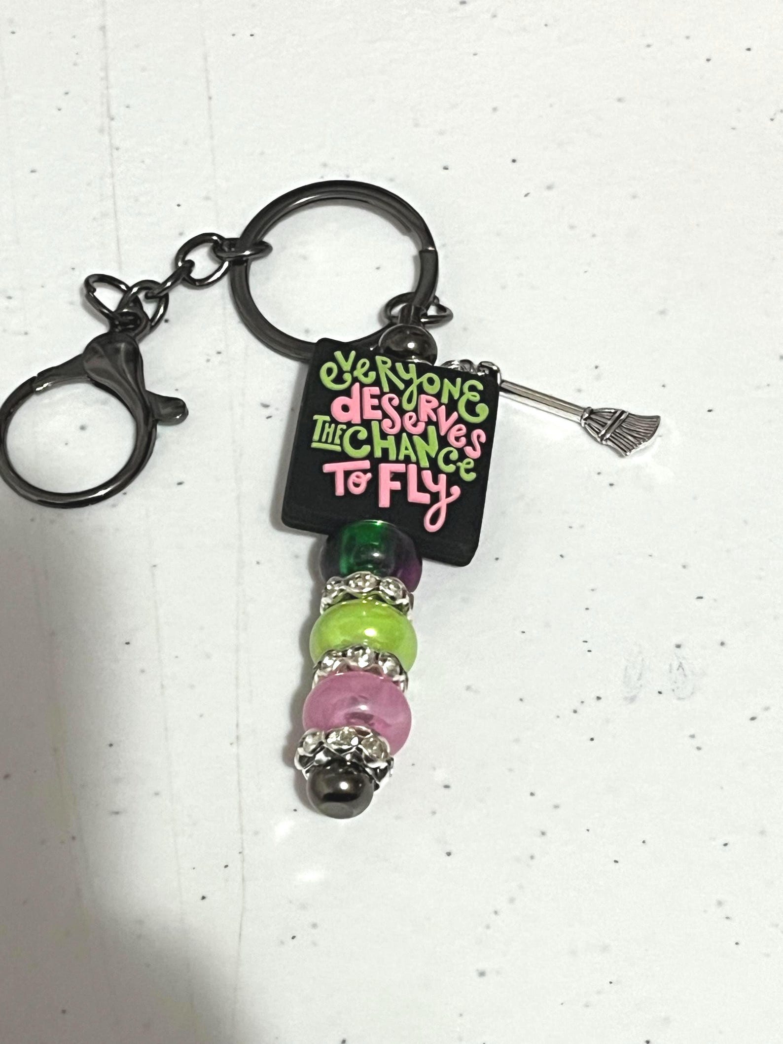 Wicked Inspired Beaded Keychains - Etsy