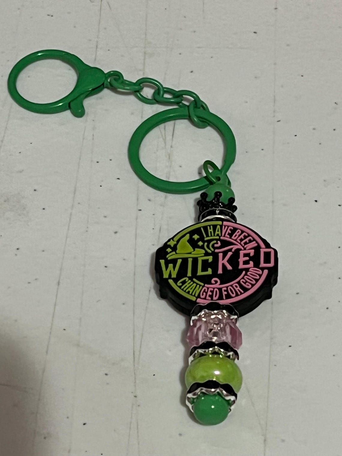 Wicked Inspired Beaded Keychains - Etsy