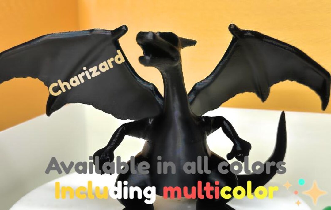Charizard Figurine – 3D Printed PLA Model, Available in Multicolor ...