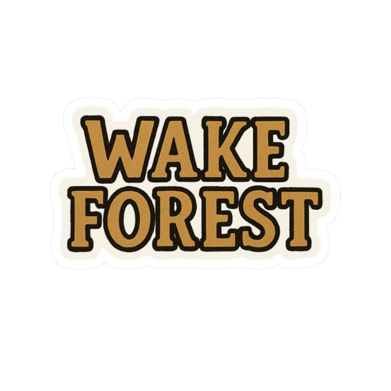 Wake Forest Sticker - Etsy