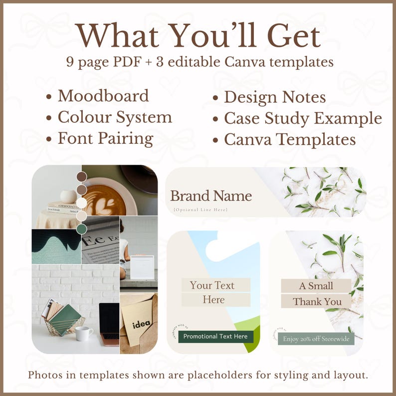 Visual Branding Starter Guide | Canva Brand Style System | Soft Earthy ...
