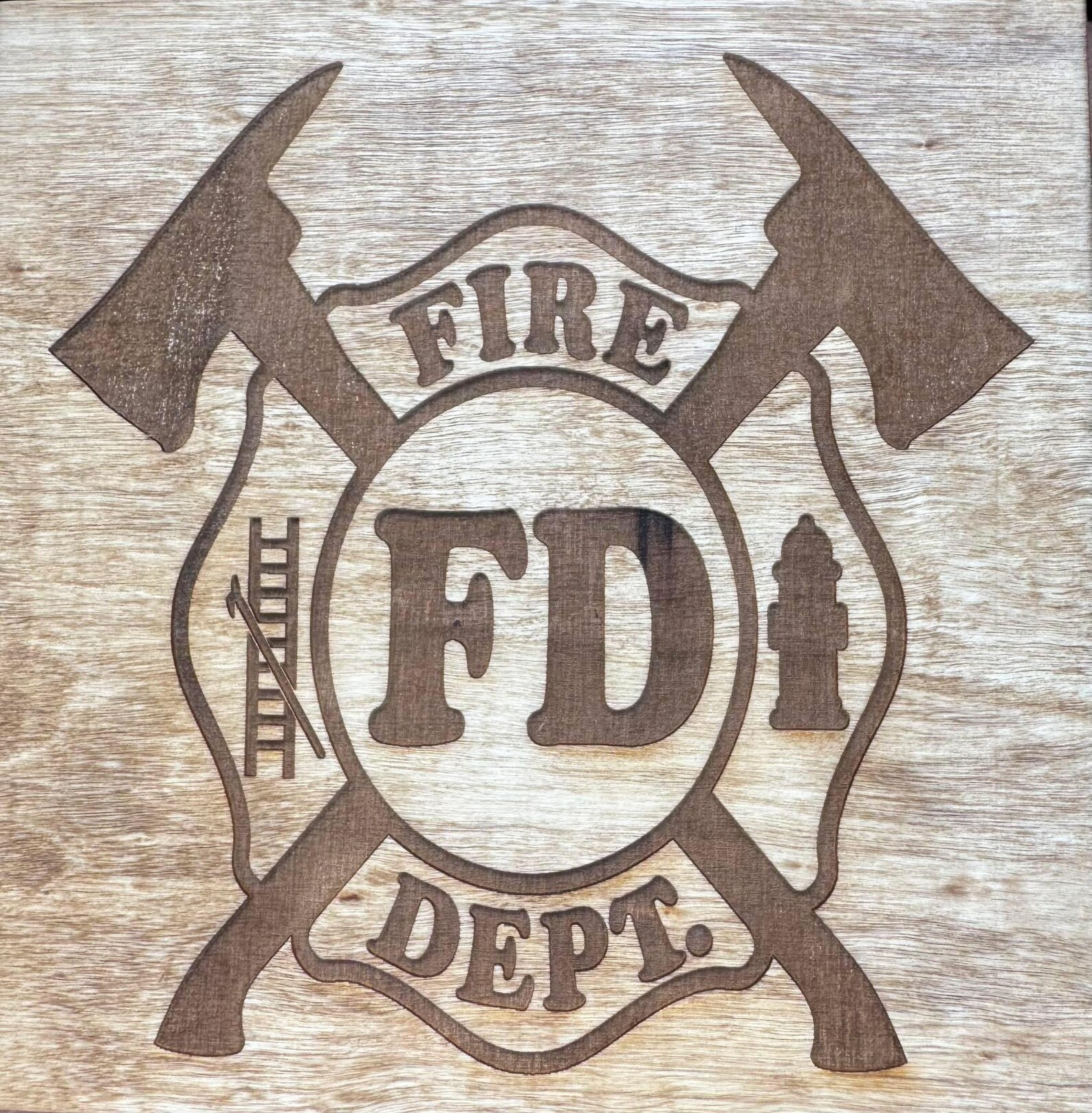 Custom Firefighter Plagues or Coasters - Etsy