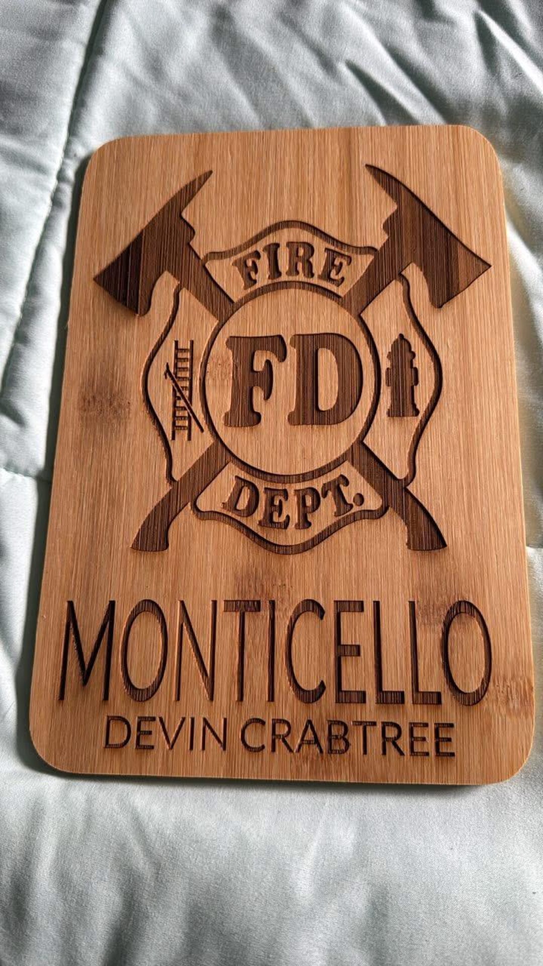 Custom Firefighter Plagues or Coasters - Etsy
