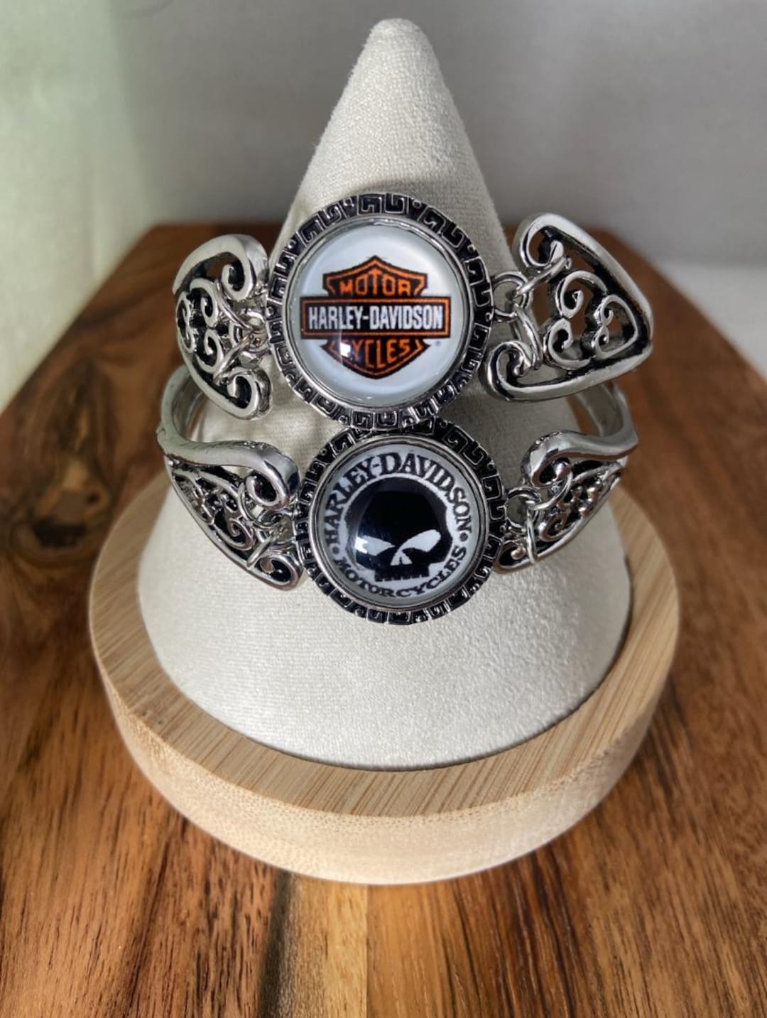 Bracelet With Harley Davidson Snap - Etsy