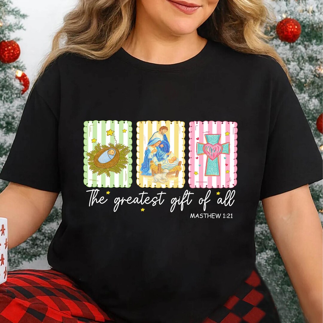 Christian Christmas PNG, Greatest Gift of All Png, Jesus Faith Nativity ...
