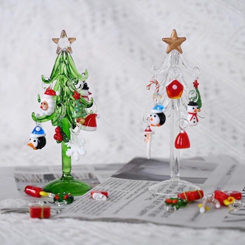 Glass Tree Shelf Decor - Etsy UK