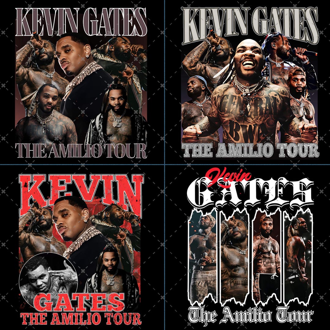 Kevin Gates 'the Amilio Tour' T-shirt PNG Design (digital Download) - Etsy