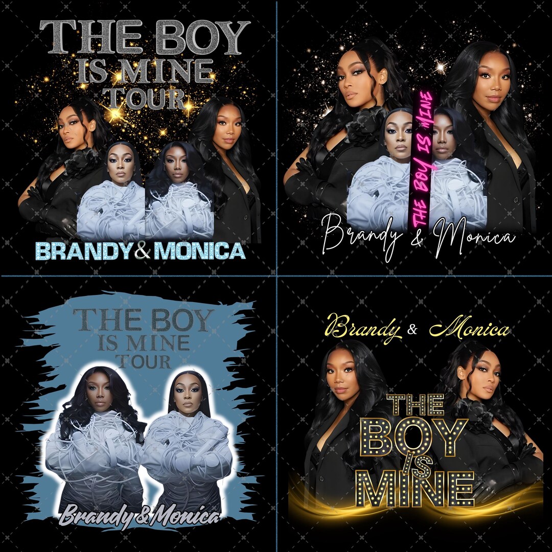 Brandy & Monica PNG: the Boy is Mine Tour Design, Transparent ...
