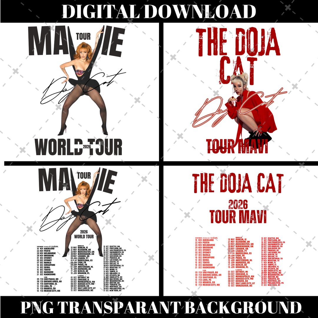Doja Cat Tour Tshirt Design, Doja Cat Concert PNG File, Doja Cat Rap ...
