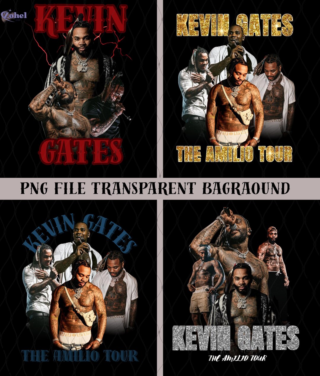 Kevin Gates 'the Amilio Tour' T-shirt PNG Design (digital Download) - Etsy