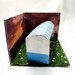 Dreamcore Sunset Train Diorama – Abandoned Miniature Scene With Flowers ...