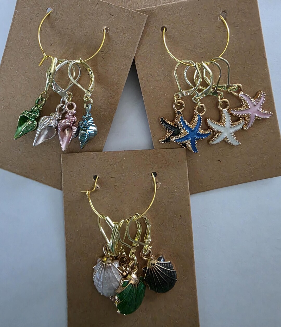 Sea Shell Stitch Markers - 3 Choices - Etsy