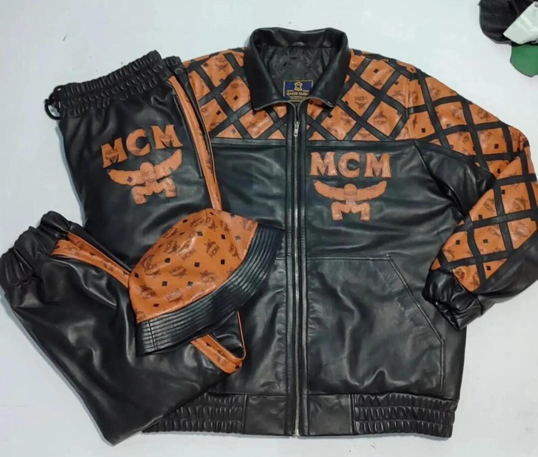 MCM Leather Suits Mens Mcm Motorcycle Leather Suit MCM Moto Suit Men ...