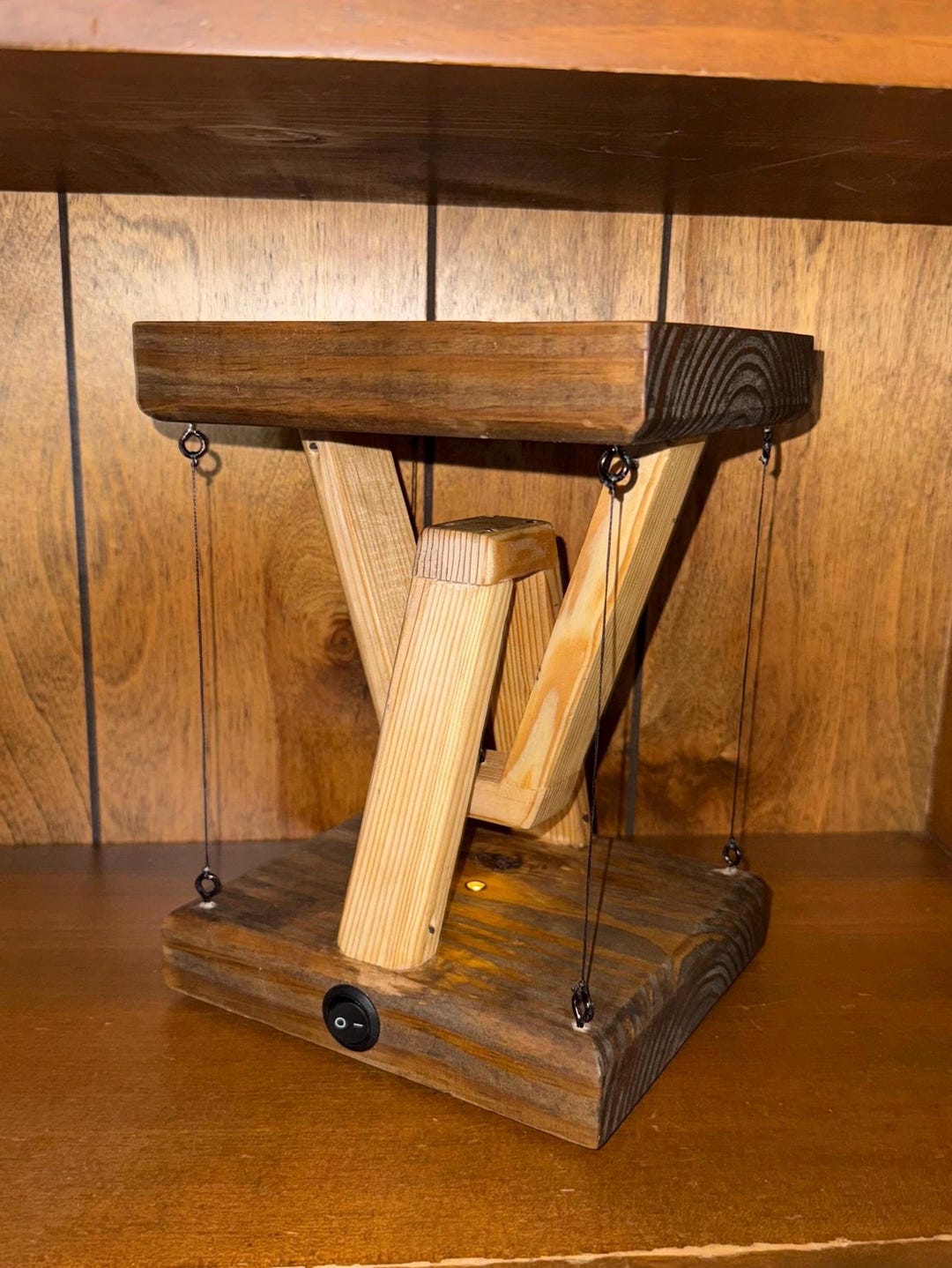 Tensegrity Table Display With Light - Etsy