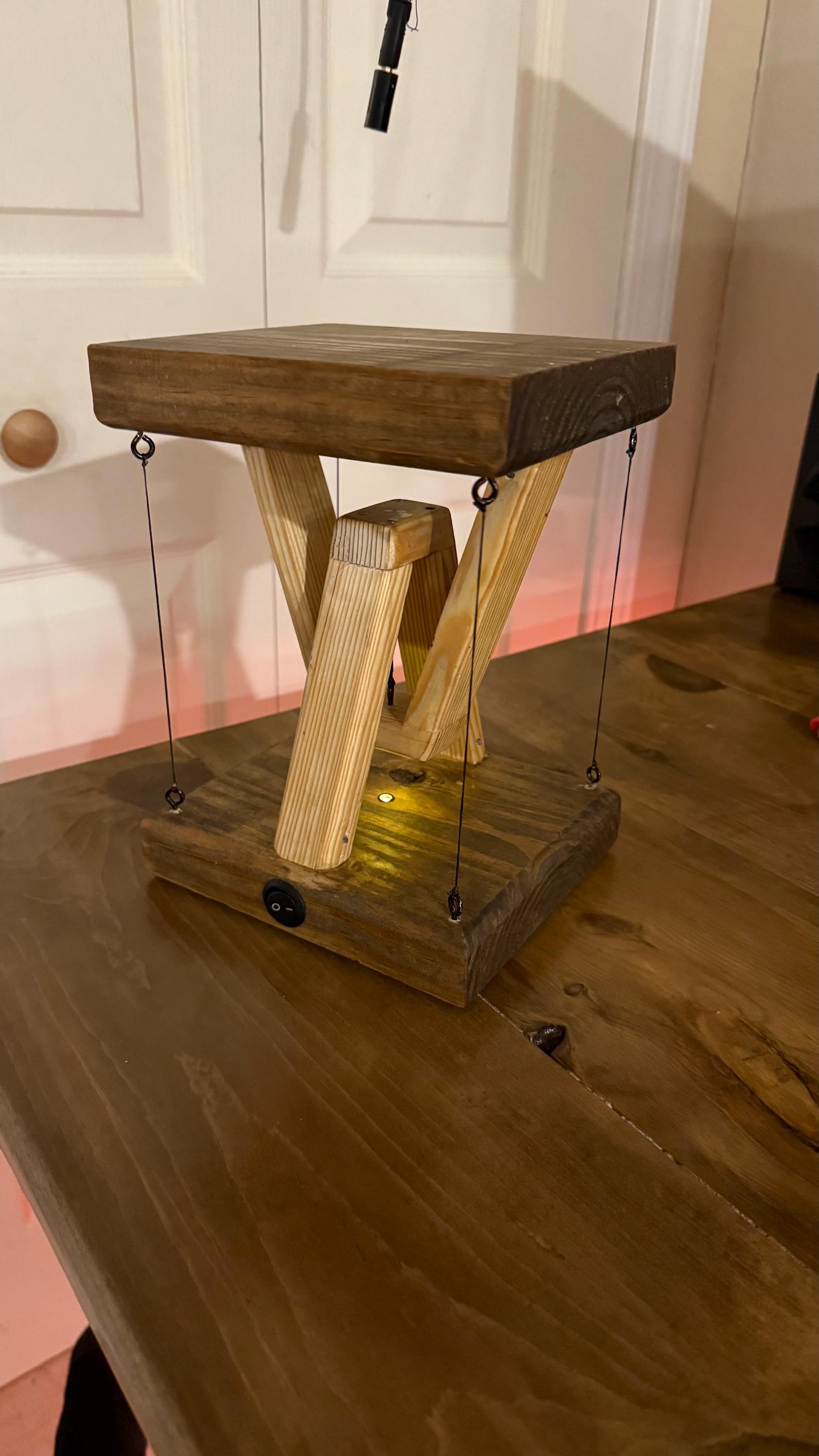 Tensegrity Table Display With Light - Etsy