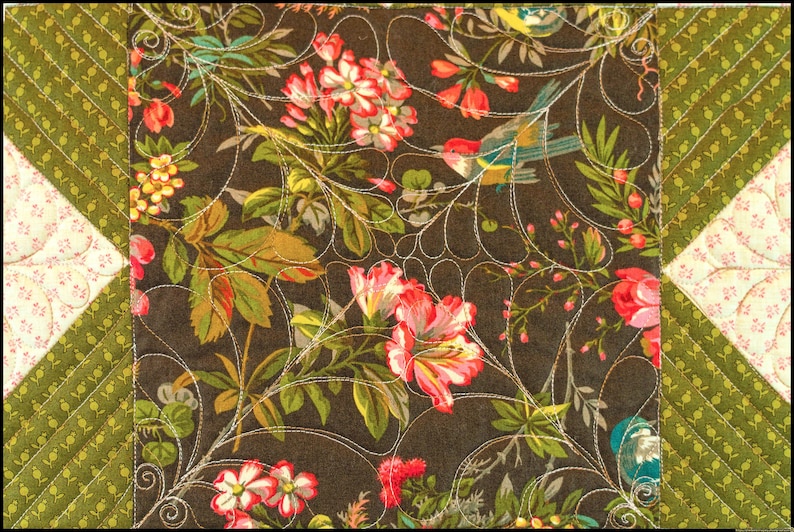 Vine Flowers Under Sequoia Stars California King Size Quilt - Etsy