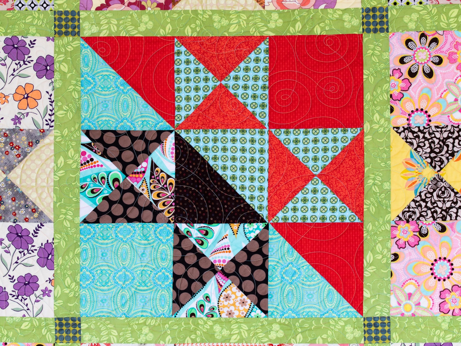 Chartreuse Among the Stars Queens Size Quilt - Etsy