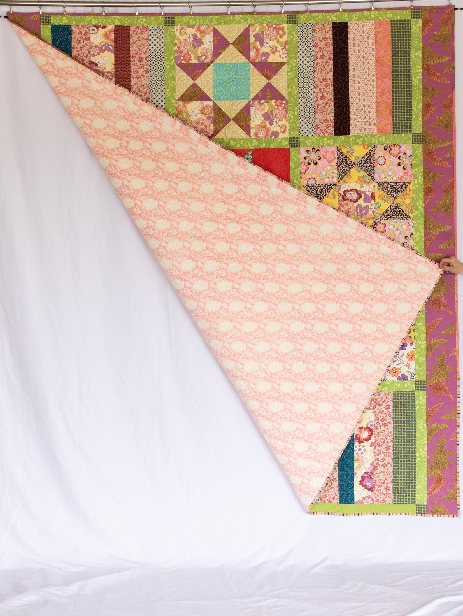 Chartreuse Among the Stars Queens Size Quilt - Etsy
