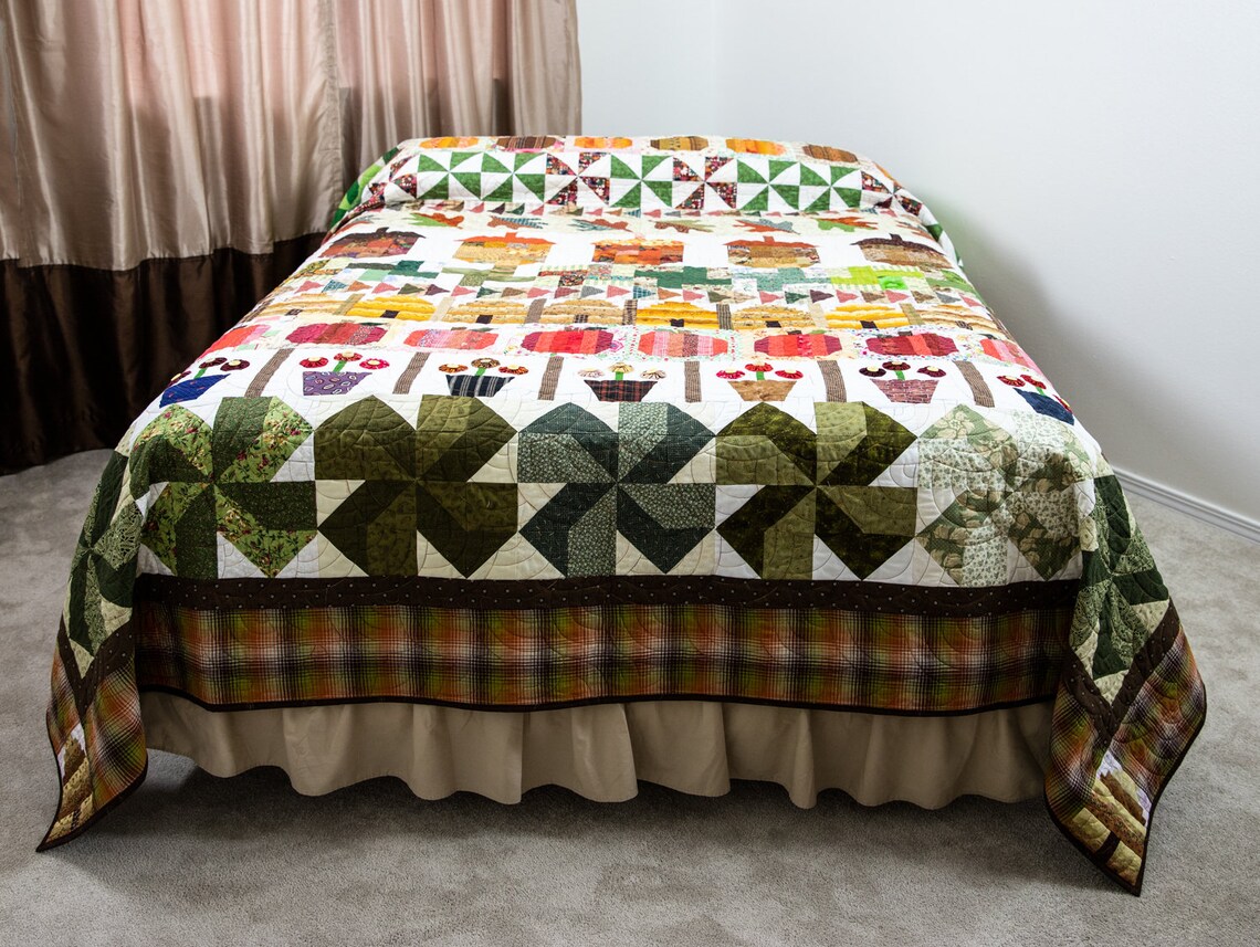 Harvest King/california King Size Quilt - Etsy
