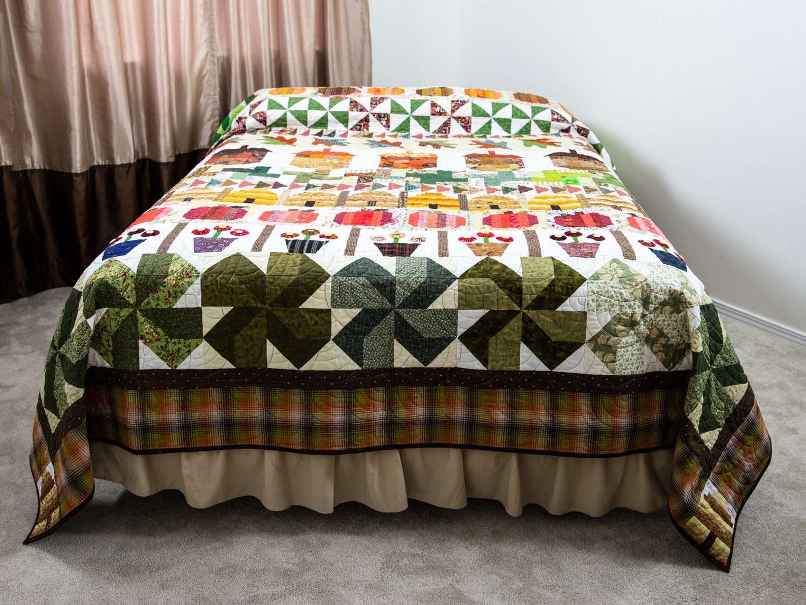 Harvest King/california King Size Quilt - Etsy