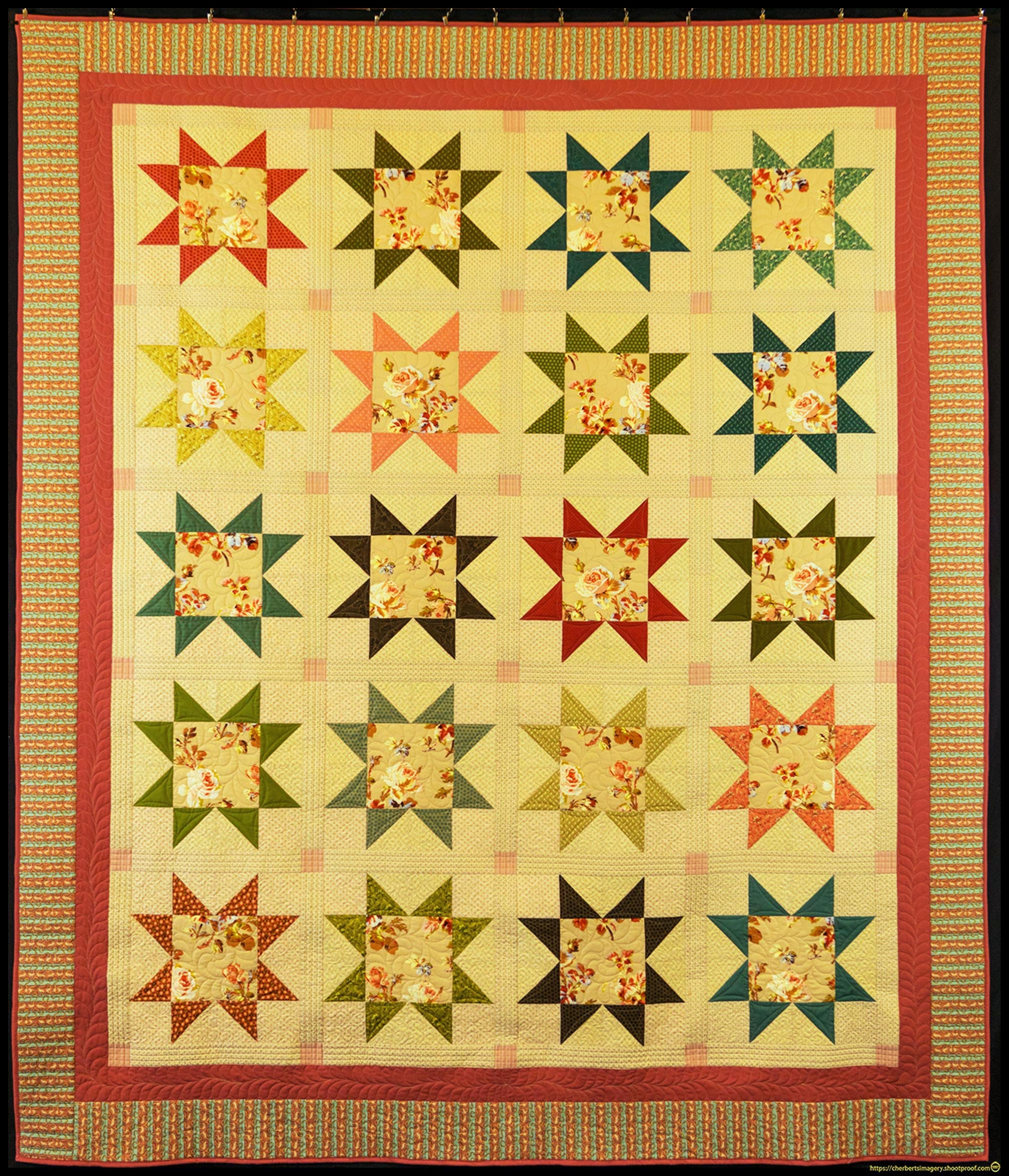 Regency Stars Queen Size Quilt - Etsy